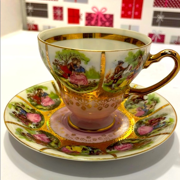 Fragonard Bavaria | Dining | Vintage Fragonard Bavaria Porcelain Gold ...